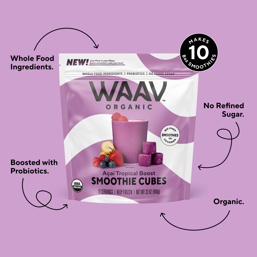 WAAV Organic | Tropical Boost Acai Smoothie